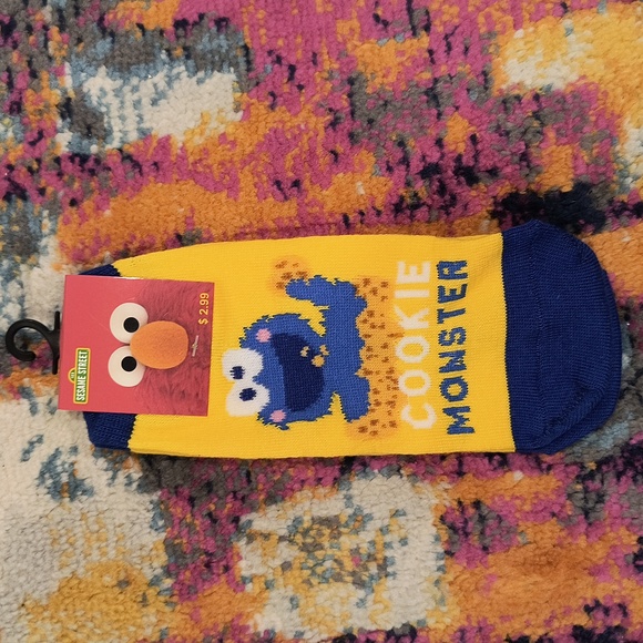 Sesame Street | Accessories | Nwt Sesame Street Socks Cookie Monster ...